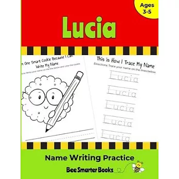 博客來-Lucia Name Writing Practice: Personalized Name Writing Activities ...
