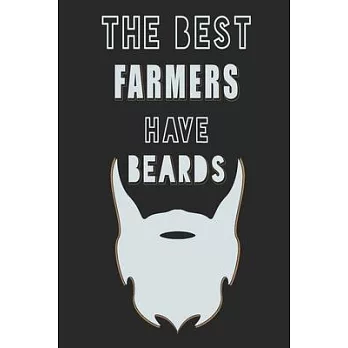 博客來-The Best FARMERS have Beards journal: 6*9 Lined Diary Notebook ...