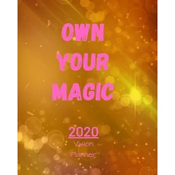 博客來-Own Your Magic: Manifestation Planner With Vision Board And Visualization - 2020 Planner ...