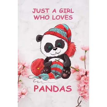 博客來-Just a Girl Who Loves Pandas Notebook: Composition Journal for Kids ...
