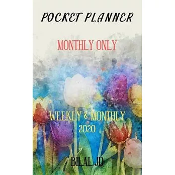 博客來-Pocket Planner Monthly Only: Weekly Monthly Planner 2020: 2020 ...