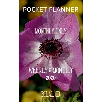 博客來-Pocket Planner Monthly Only: Weekly Monthly Planner 2020: 2020 ...