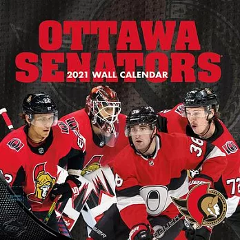 博客來-Ottawa Senators 2021 12x12 Team Wall Calendar