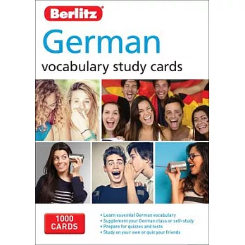 博客來-Berlitz Language: German Study Cards