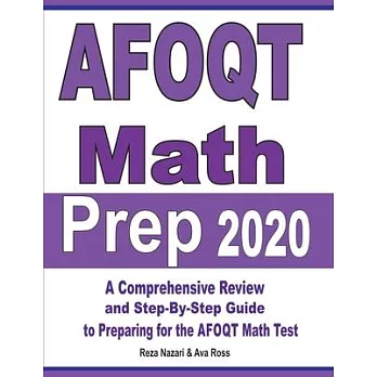 博客來-AFOQT Math Prep 2020: A Comprehensive Review and Step-By-Step Guide ...