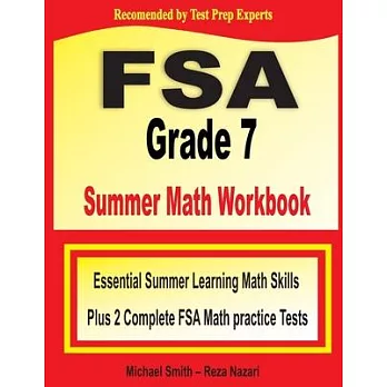 博客來-FSA Grade 7 Summer Math Workbook: Essential Summer Learning Math ...