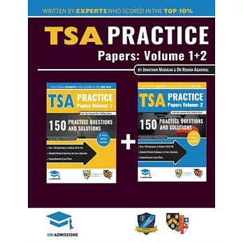 博客來-TSA Practice Papers Volumes One & Two: 6 Full Mock Papers, 300 ...