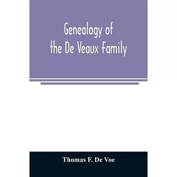博客來-Genealogy of the De Veaux family. Introducing the numerous forms of ...