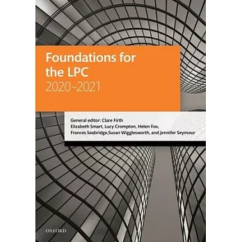 博客來-Foundations for the Lpc 2020-2021