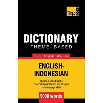 博客來-Theme-based dictionary British English-Indonesian - 9000 words