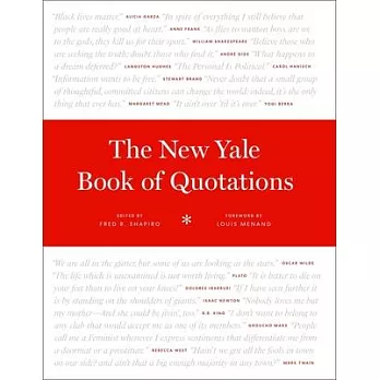博客來-The New Yale Book of Quotations