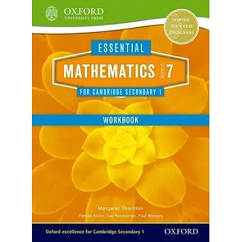 博客來-Essential Mathematics for Cambridge Secondary 1 Stage 7 Work Book