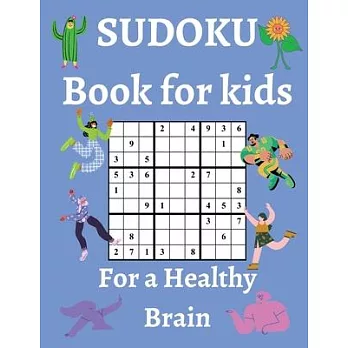 博客來-Sudoku Book for Kids / For a Healthy Brain: Fun & Challenging ...