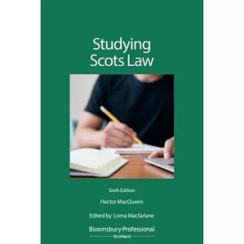 博客來-Studying Scots Law