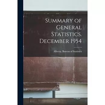 博客來-Summary of General Statistics. December 1954