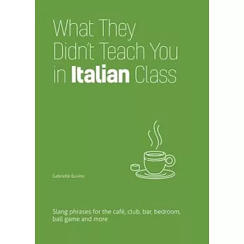 博客來-What They Didn’t Teach You in Italian Class: Slang Phrases for the ...