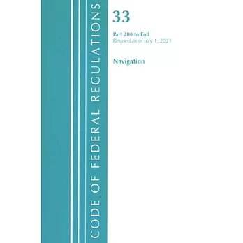 博客來-Code of Federal Regulations, Title 33 Navigation and Navigable ...