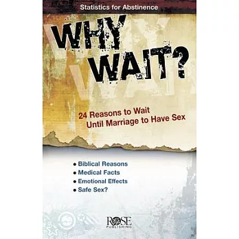 博客來-Why Wait? Pamphlet