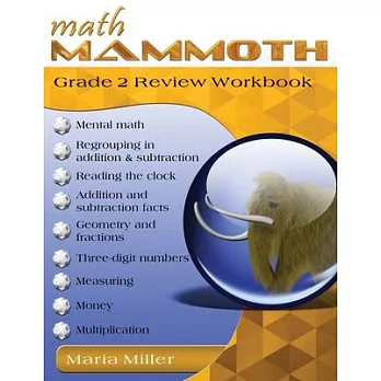博客來-Math Mammoth Grade 2 Review Workbook