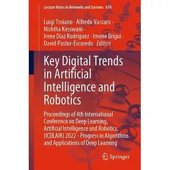 博客來-Key Digital Trends in Artificial Intelligence and Robotics: Proceedings of 4th International ...