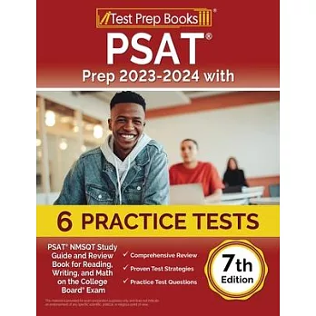 博客來-PSAT Prep 2023-2024 with 6 Practice Tests: PSAT NMSQT Study Guide ...