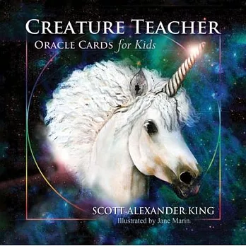 博客來-Creature Teacher Oracle Cards for Kids: 45 Oracle Cards with Guidebook