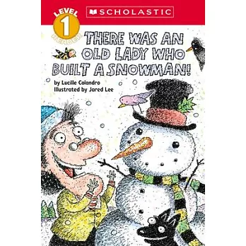 博客來-There Was an Old Lady Who Built a Snowman! (Scholastic Reader, Level 1)