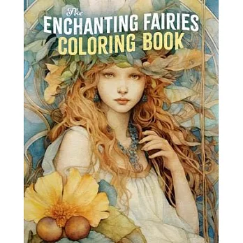 博客來-The Enchanting Fairies Coloring Book