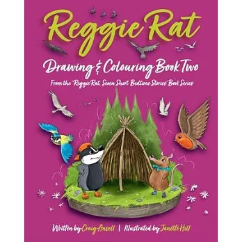 博客來-Reggie Rat Drawing & Colouring Book 2: From the Reggie Rat Seven ...