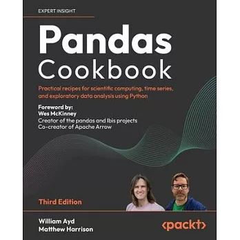 博客來-Pandas Cookbook - Third Edition: Practical recipes for scientific computing, time series and ...
