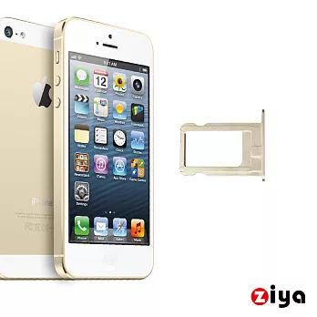 博客來-[ZIYA] Apple iPhone 5S SIM 卡托 鋁合金卡托 (卡槽)金色