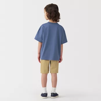 博客來-【MUJI 無印良品】兒童涼感寬版短袖T恤 130 柔白