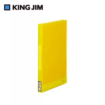 博客來-【KING JIM】Simplease透明資料夾 40頁/ 黃色
