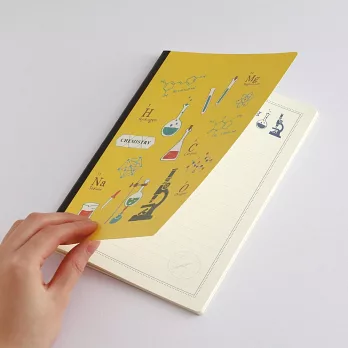 博客來-【日本Green Flash】STUDY HOLIC知識狂熱 筆記本A5 ‧ 化學