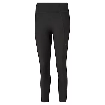 博客來-PUMA 瑜珈系列Studio高腰9分緊身褲(F) 女 緊身長褲 M 黑色