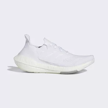 博客來-Adidas Ultraboost 21 W [FY0403] 女鞋 慢跑 運動 休閒 輕量 支撐 緩衝 彈力 白 灰 24.5cm 白/灰