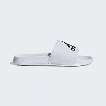 博客來-Adidas Adilette Shower [GZ3775] 男女 涼拖鞋 經典 運動 休閒 舒適 夏日 海灘 白黑