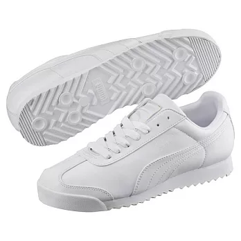 博客來-PUMA Roma Basic 男女 休閒慢跑鞋 35357221 UK7.5 白