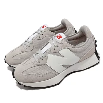 博客來-New Balance 休閒鞋 327 男女鞋 灰 白 復古 麂皮 大N IU 李知恩 NB MS327CGW-D