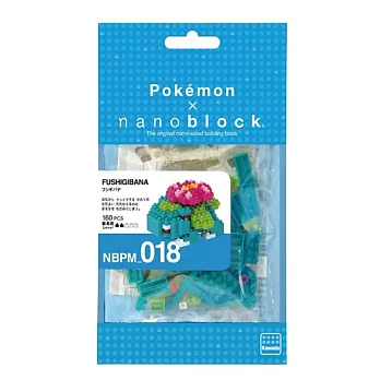 博客來-【日本 Kawada】Nanoblock 神奇寶貝·寶可夢-妙蛙花 NBPM-018