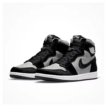 博客來-NIKE WMNS AIR JORDAN 1 RETRO HI OG 女休閒鞋-黑灰-DZ2523001 US12 黑色