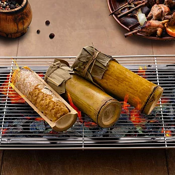 博客來-【呷七碗】古早味香竹筒飯露營燒烤組(200gx2入)x12包(共24支) 下單後三天內出貨