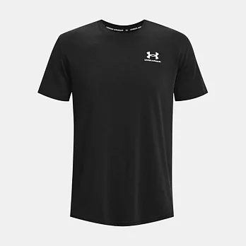 博客來-Under Armour 男 HEAVYWEIGHT 短袖上衣-黑-1373997-001 L 黑色
