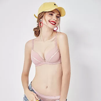 博客來-【瑪登瑪朵】無比集中內衣 A-F罩杯 32/70C 花妍粉
