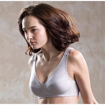 博客來-【華歌爾】WALKING健走BRA 90DE-100DE 罩杯無鋼圈內衣(休閒灰) 36/80C C 80