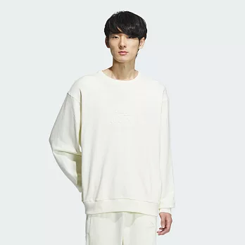 博客來-ADIDAS ST FL LOGO SWT 男圓領套頭衫-白-IT3975 3XL 白色
