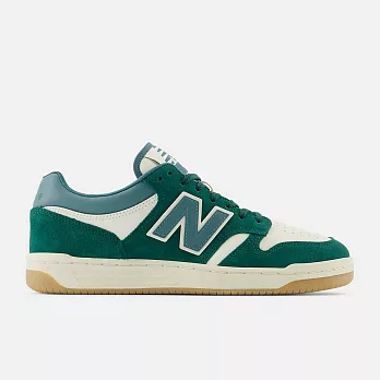 博客來-New Balance BB480 男女休閒鞋-BB480LPA-D US8.5 綠色