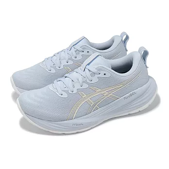 博客來-Asics 慢跑鞋 GEL-Cumulus 27 女鞋 藍 白 緩震 厚底 運動鞋 亞瑟士 1012B772402 23cm BLUE FADE/WHITE