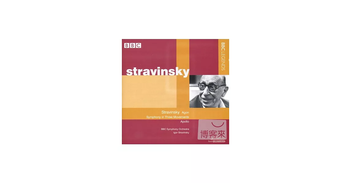 博客來-Stravinsky: Agon, Apollo, Symphony in 3 Movements / Stravinsky