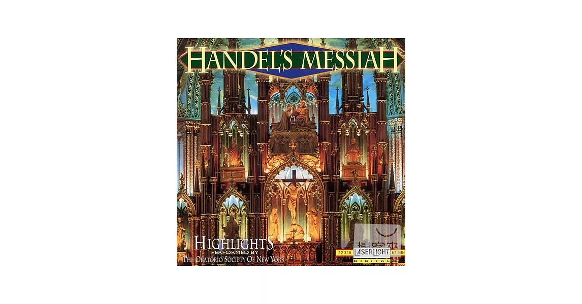 博客來-Handel: Messiah - Highlights / The Oratorio Society of New York